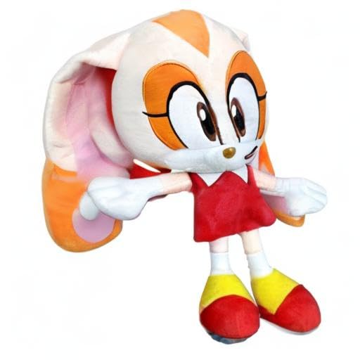 WEERSHUN Plush Toys, 10-12 inch Series Action Figures Plushies (Cream The Rabbit)