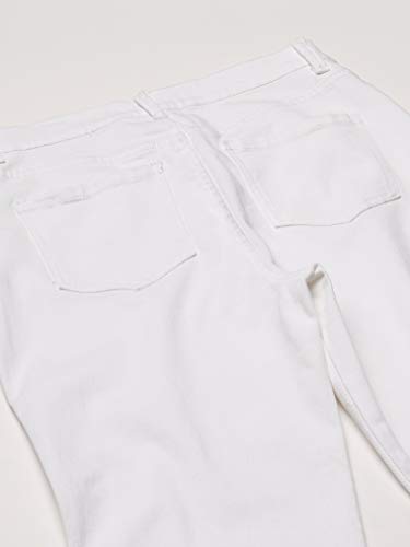 Gloria Vanderbilt womens Amanda Classic High Rise Tapered Jeans, Vintage White, 18 US Wide