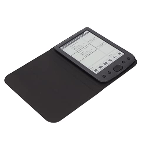 Goshyda Ereader, 6in 800x600 HD Ink Screen E Reader, Eye Protection Ebook Reader with Protective Case Film, 8GB Storage, Long Battery Life