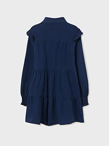Mayoral 12-07943-071 - Jean Dress for Girls 18 Years Dark