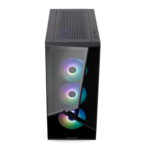 iBUYPOWER Pro Gaming PC Computer Desktop SlateMR 281a (AMD Ryzen 5 5600G 3.9 GHz, Nvidia Geforce RTX 3060 12GB, 16GB DDR4, 500GB NVME SSD, WiFi Ready, VR Ready, Windows 11 Home)