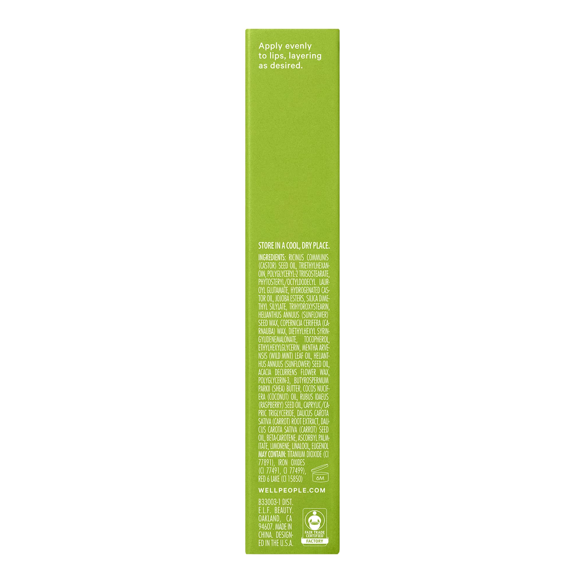Well People Lip Nurture Hydrating Balm, Lip Balm For Hydration & Vibrant Sheer Color, Soothes & Softens Lips, Vegan & Cruelty-free, Spiced