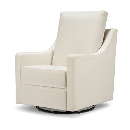 DaVinci Field Swivel Glider in Cotton Weave, Greenguard Gold Certified
