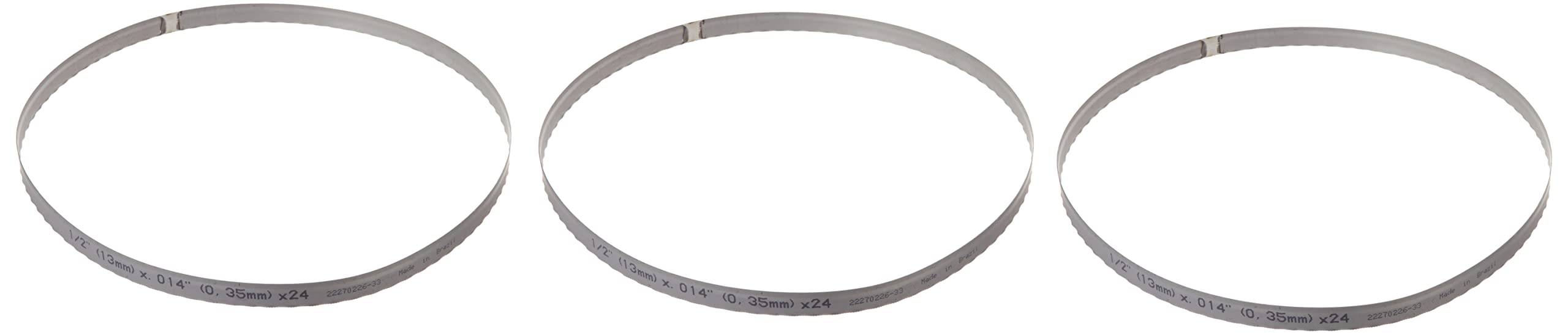 BOSCH CBS24 3 Pc. 28-7/8 In. 24 TPI Fine Cutting Portable Band Saw Blades