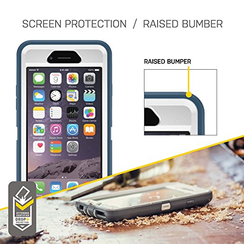OTTERBOX DEFENDER iPhone 6 PLUS/6s PLUS Case - Retail Packaging - BLACK