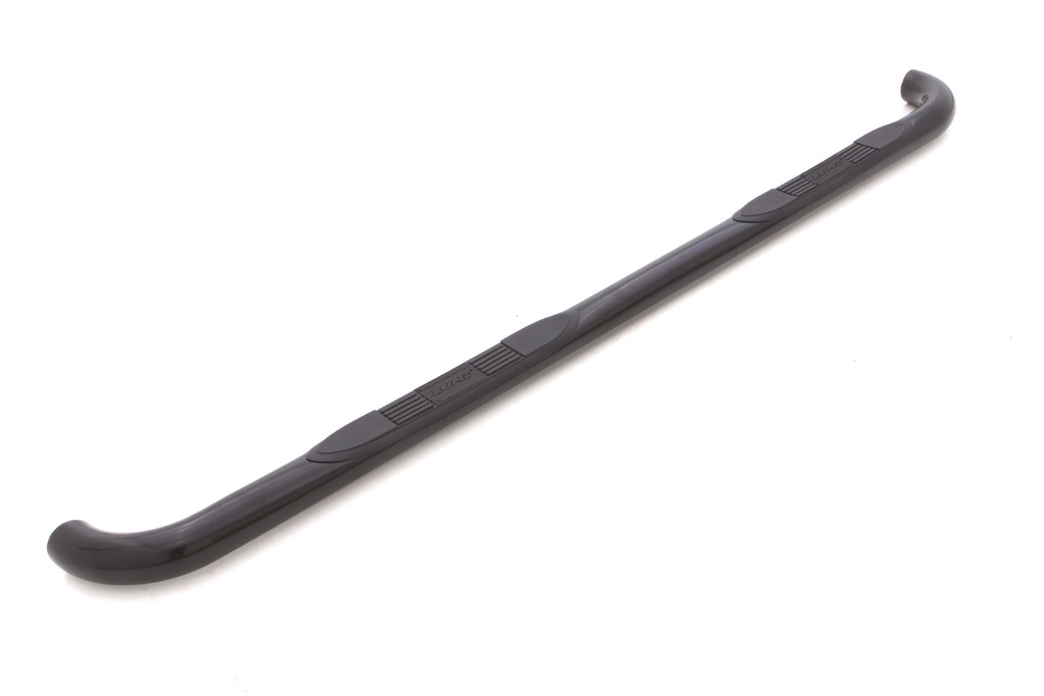 Lund 23073783 Black Steel 3" Round Bent Nerf Bars for 2009-2018 Dodge Ram 1500 Quad Cab