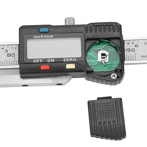 Digital Elevation Marker with Measuring Height 150mm, Magnetic Feet, Millimeter/Inch Conversion, Stainless Steel Base, Depth Gauge Measuring Gauge for Marking On Workpieces