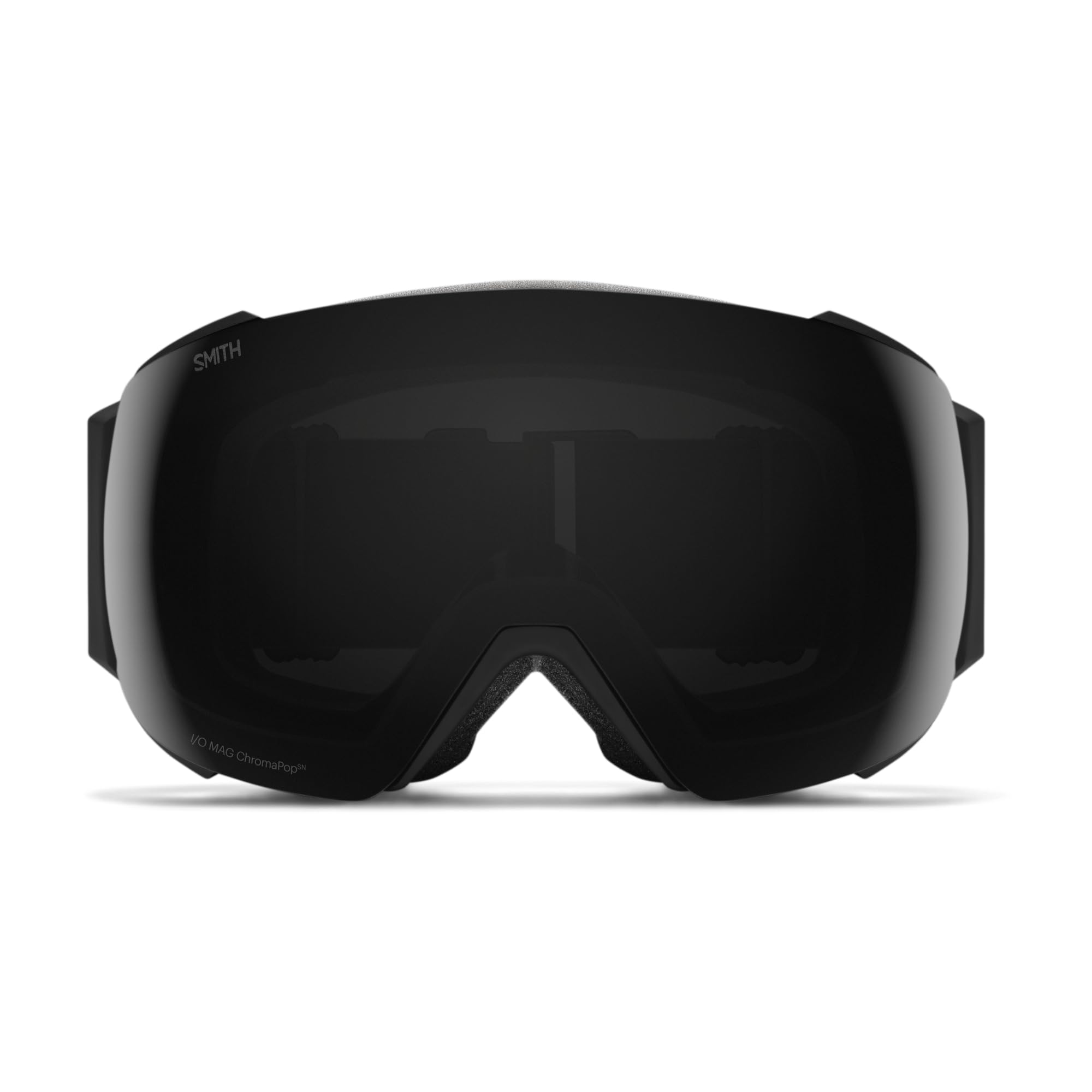 SMITH I/O MAG Goggles with ChromaPop Lens β Performance Snowsports Goggles with Easy Lens Change Technology for Skiing & Snowboarding β for Men & Women β Blackout + Sun Black Lens