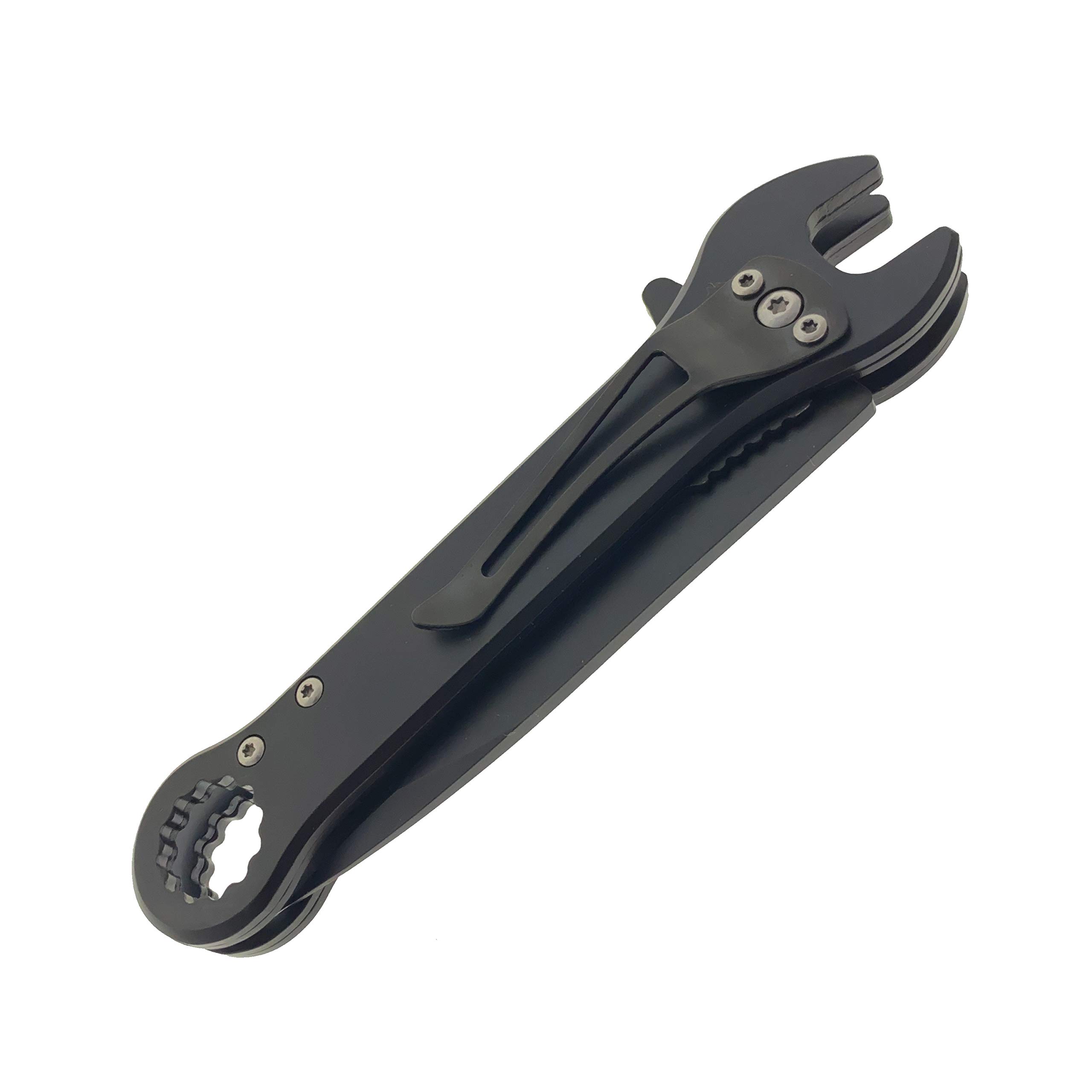 Falcon 12 mm/12 mm Gauge Functional Wrench Folding Pocket Knife. For Camping, Fishing, EDC