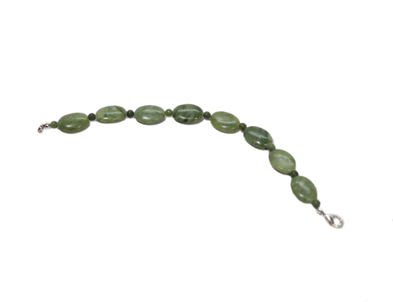 Biddy Murphy, Connemara Marble Bracelet Oval Beads Made in Ireland