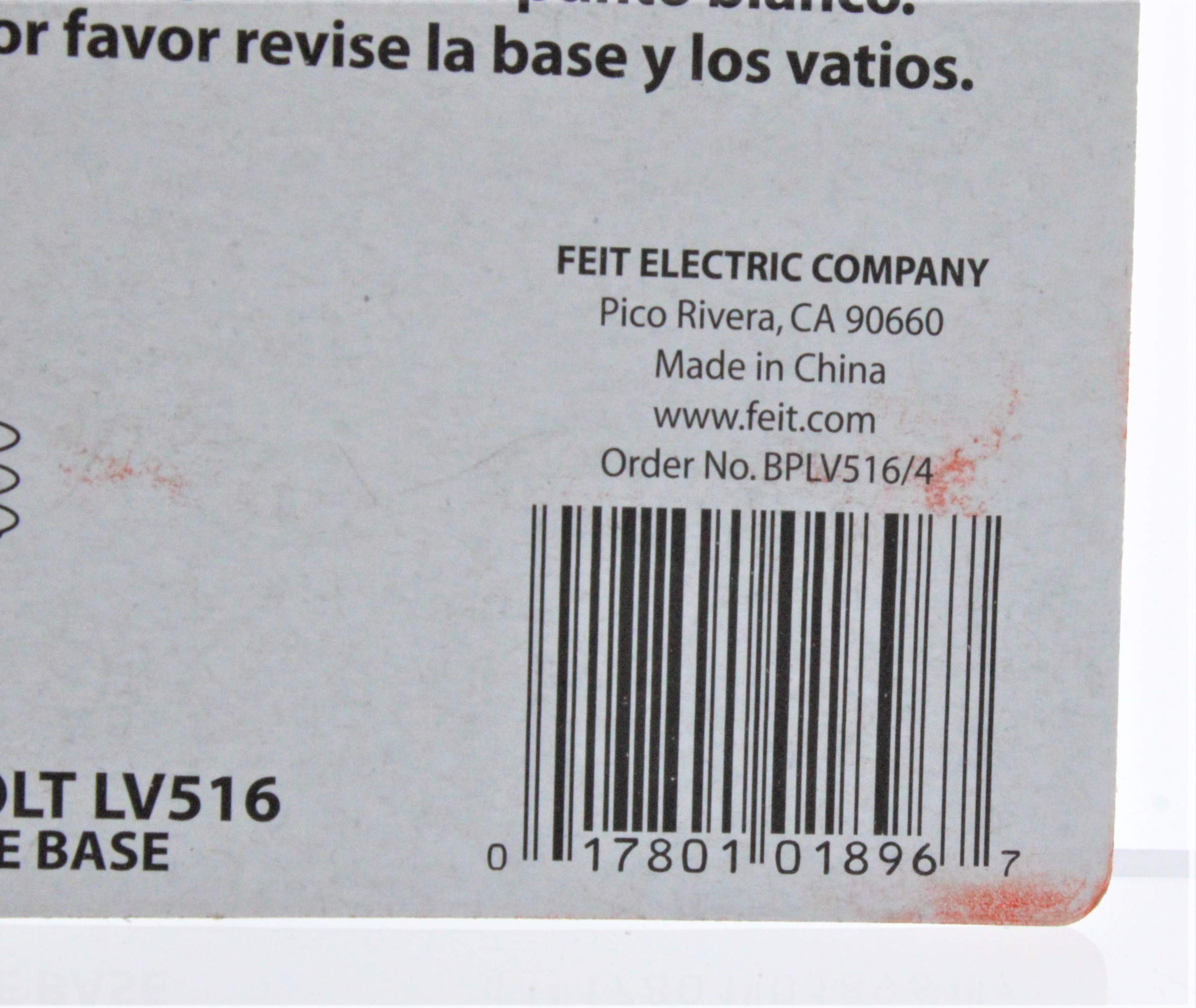 Feit Electric BPLV516/4 4-Watt Incandescent T5 Bulb