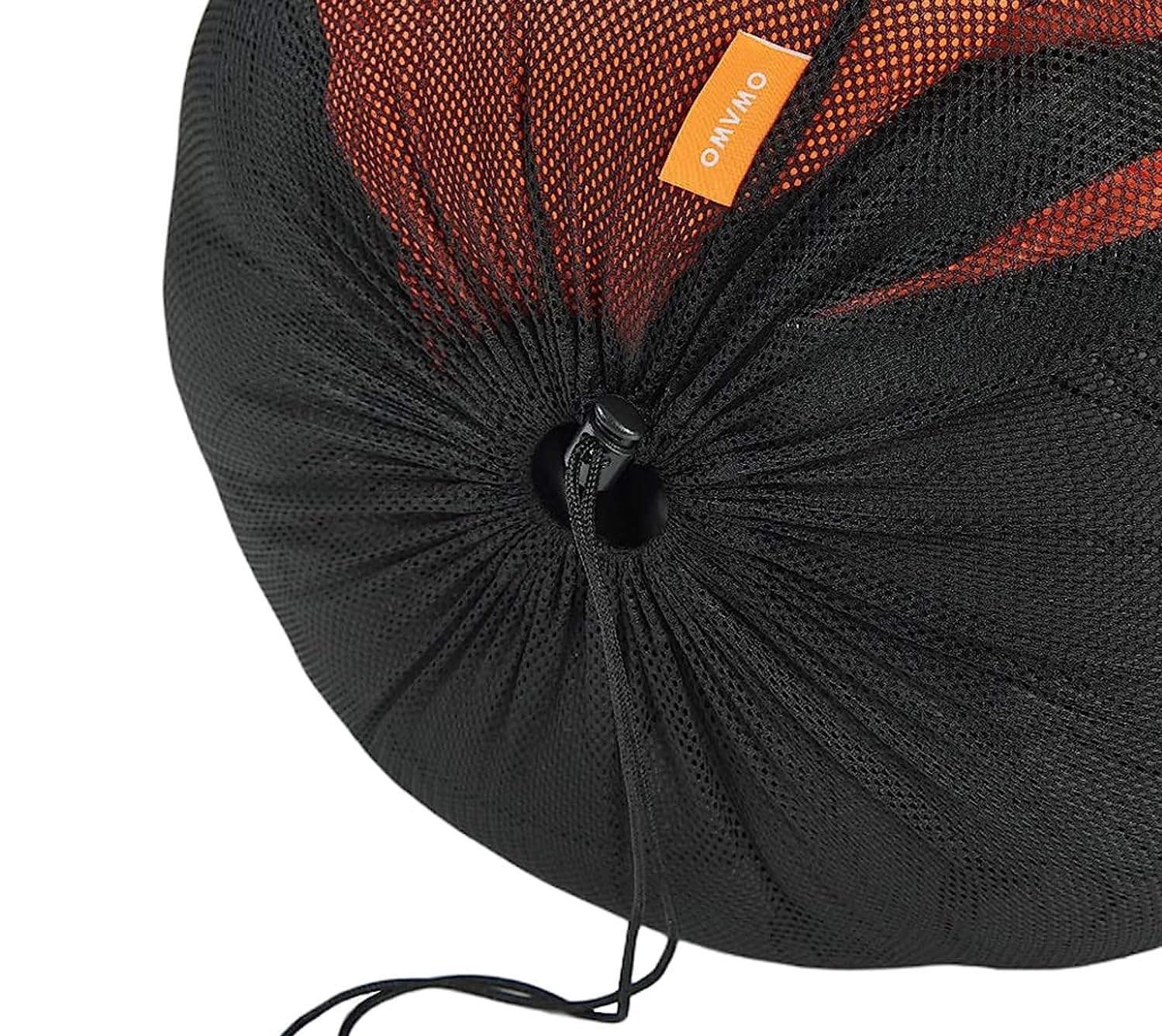 OMVMO 1Pcs100L Mesh Sleeping Bag Storage Sack Stuff Sack Mesh Laundry Bag Drawstring Bag，Tear-Resistant Polyester Mesh,300D Oxford Bottom,Anti-Dirt and Water-Resistant.