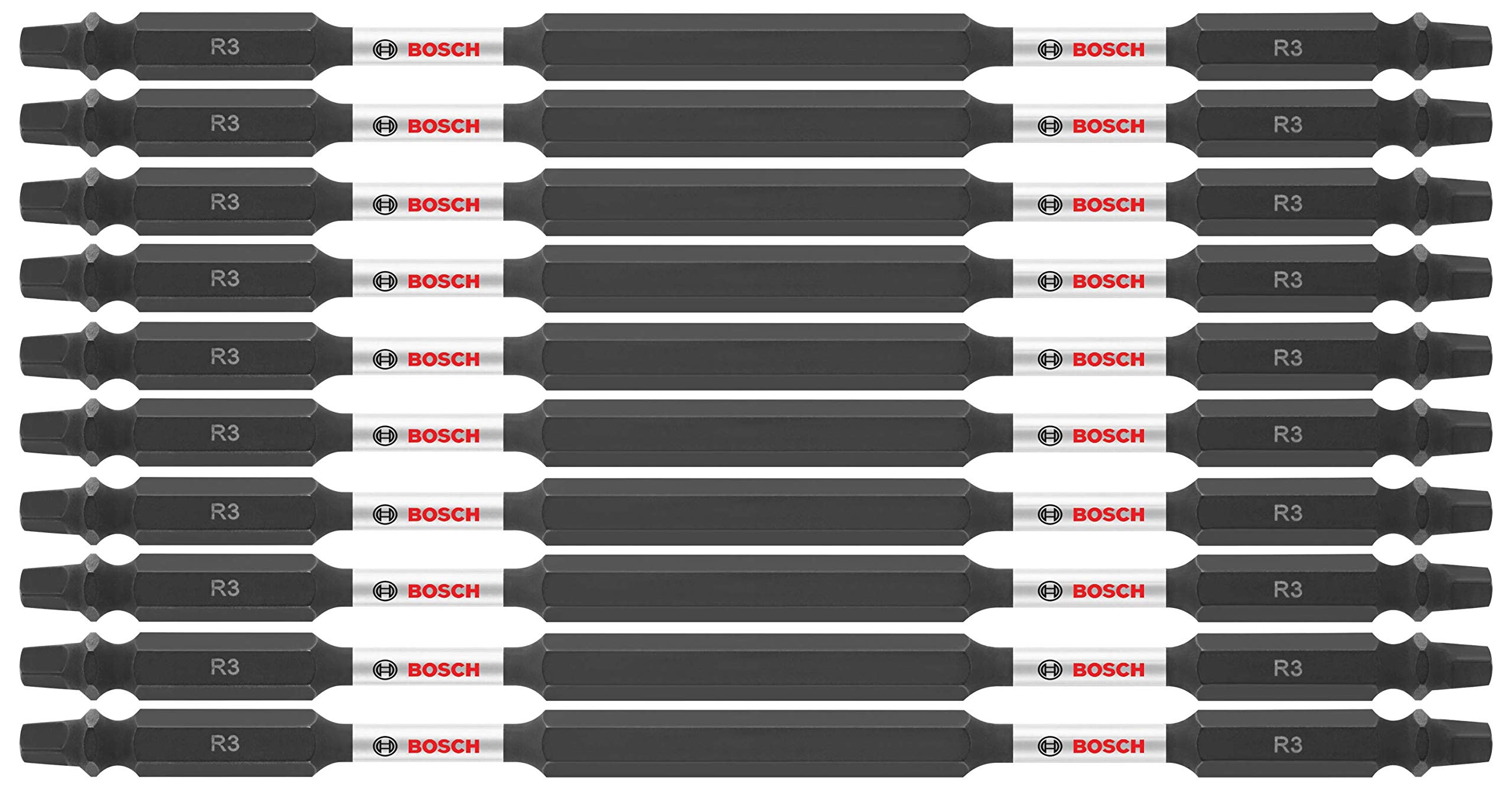 Bosch ITDESQ36B Impact Tough 6 In. Square #3 Double-Ended Bits