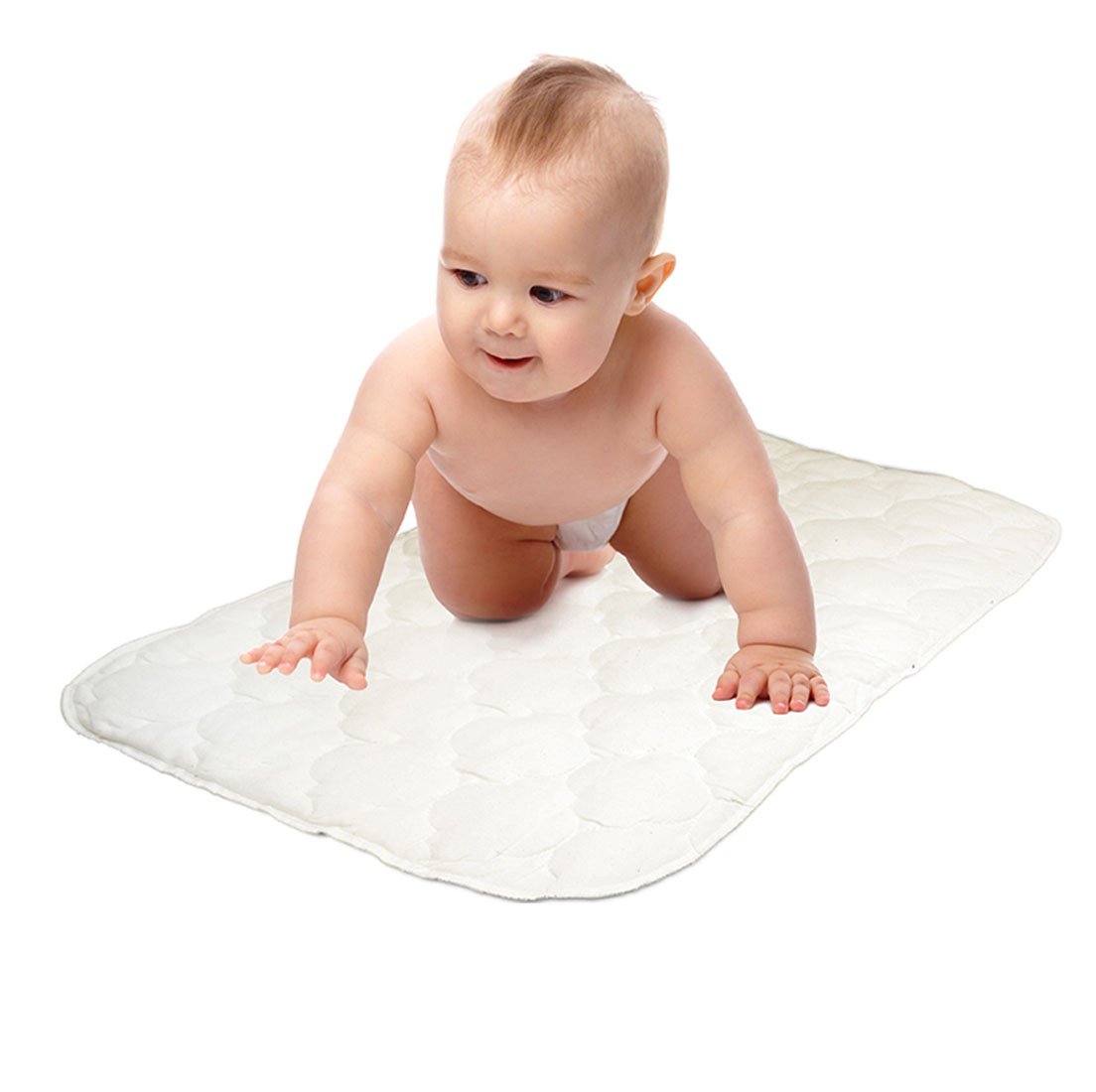 Snoozy Flannel Cotton Anti Allergy Waterproof Multi Use Pad, 18" x 27", 2 Pack