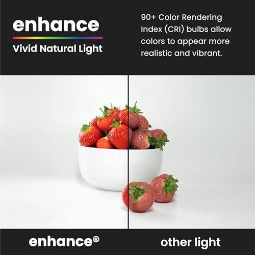 Feit Electric BR30 LED Light Bulb, 65W Equivalent, Dimmable, 650 Lumens, E26 Standard Base, 5000K Daylight, 90 CRI, Recessed Can Light Bulbs, 22 Year Lifetime, BR30DM/950CA/4, 4 Pack