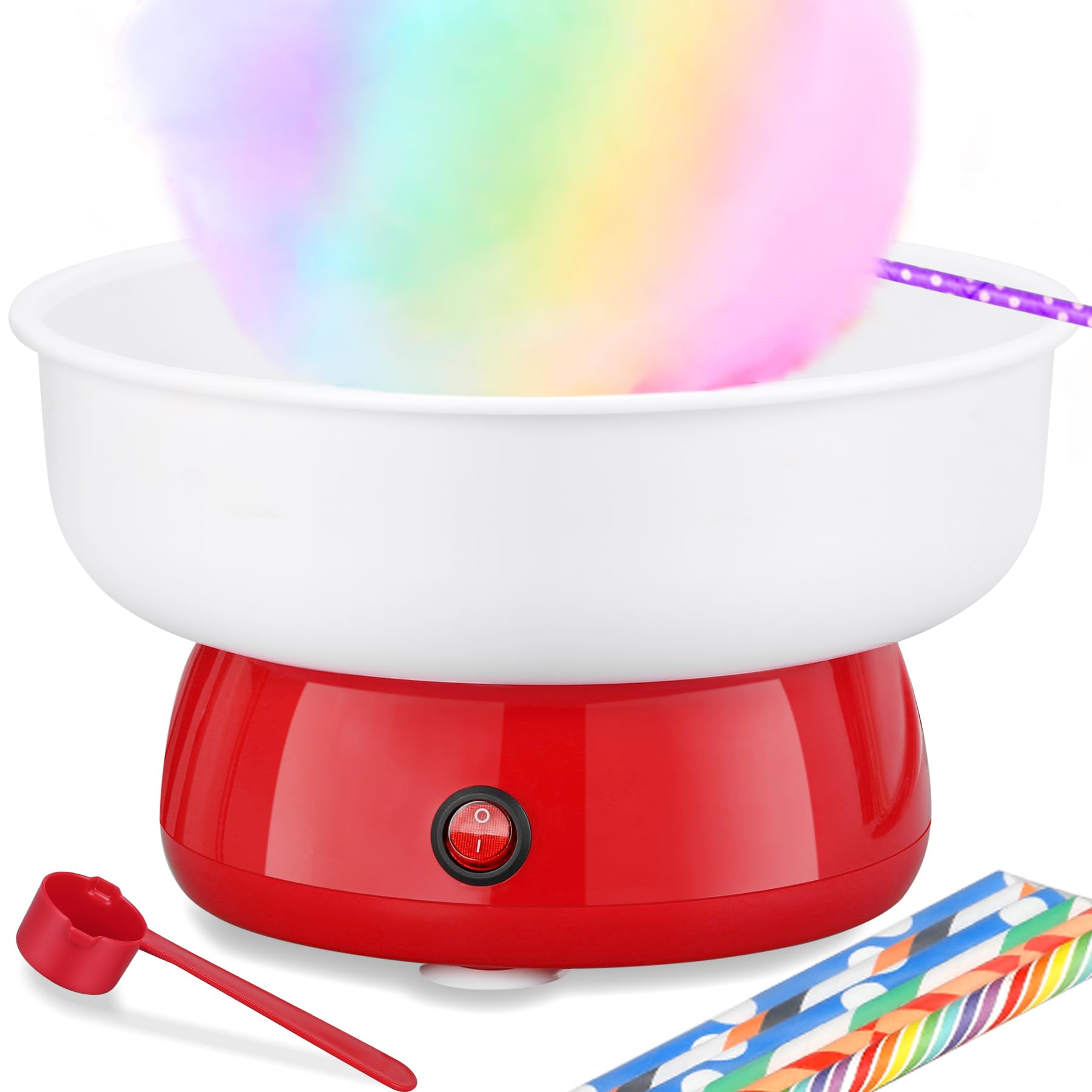 Cotton Candy Machine for Kids,Homemade Portable Cotton Candy Maker for Birthday, DIY, Party Gatherings,Christmas Halloween Gift