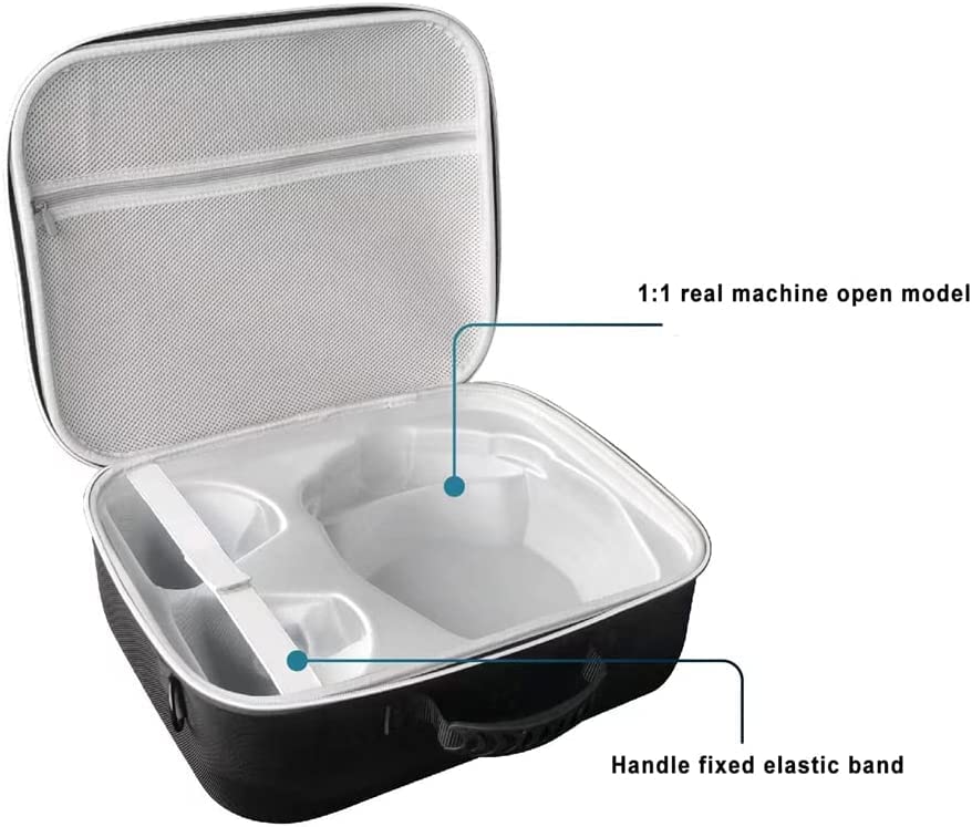 CJIABA Cover Case for PS VR2 EVA Hard Travel Protect Box Storage Bag Carrying Cover Case for PS VR2 All-in-one VR and Accessories Suitable for Travel and Home Storage