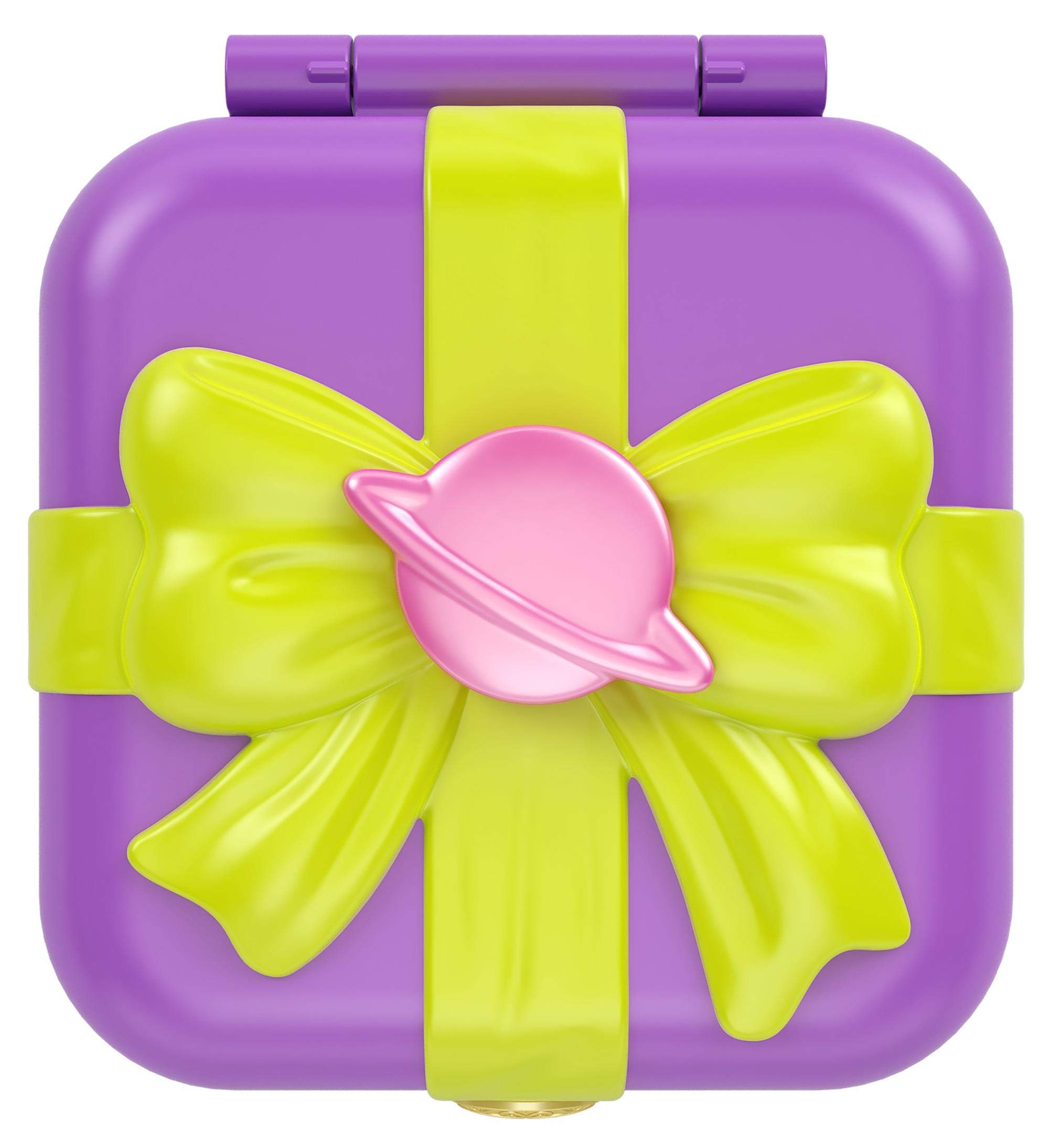 Polly Pocket Hidden Hideouts Moon Rockin’ Adventure Compact: 3 Hidden Hideouts, 2 Hidden Reveals, 3 Accessories, 1 Micro Shani Doll & Sticker Sheet