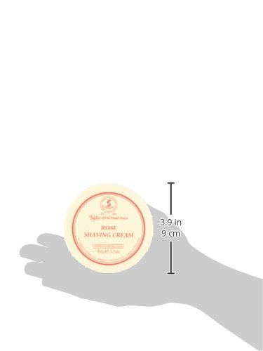 Taylor of Old Bond Street Rose Shaving Cream Jar, 5.3-Ounce (01004)