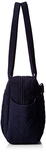 Vera Bradley Women's Microfiber Stroll Around Baby Diaper Bag, Classic Navy, One Size