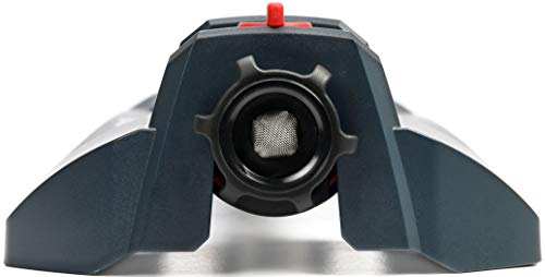Eden Turbo Oscillating Sprinkler for Large Yard and Lawn W/Quick Connector Starter Set 96212 Covers up to 4,499 sq. ft., black/red