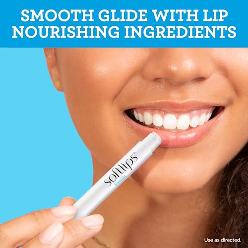 Softlips Daily Lip Moisturizer For Very Dry Lips, Vanilla Flavored Lip Balm, SPF 20, Hydrates, Soothes & Prevents Dry, Chapped Lips, Smooth Glide Formula, Dermatologist Tested, Pack of 2 Chap Sticks