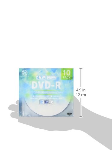 VERTEX DR-120DVX.10CA DVD-R for Terrestrial Digital Broadcast Recording 120 Minutes 4.7GB 16 Times 10 Speed Slim case