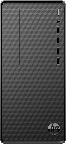 HP Desktop Computer 12th Gen (Intel i3-12100 4-Core, 8GB RAM, 256GB SSD, Intel UHD 730, AC WiFi, BT, 1 HDMI, 4 USB 3.1, Dark Black, Win 11 Home) with Dockztorm Hub