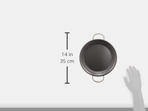 Endo Shoji PPE1026 Professional Paella Pan, 10.2 inches (26 cm), Super Embossed, Iron, Made in Japan