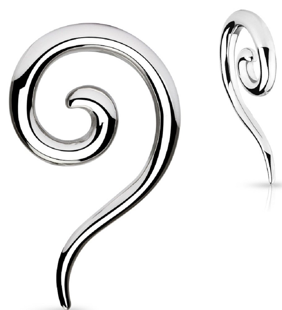 Body Accentz Plugs Earrings Rings 316L Surgical Steel Swirl Twist Tapers - Sold as a Pair 4G