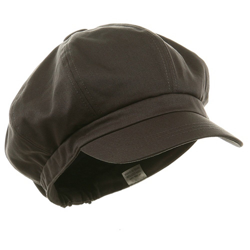 Big Size Cotton Newsboy Hat for Big Head- Denim OSFM