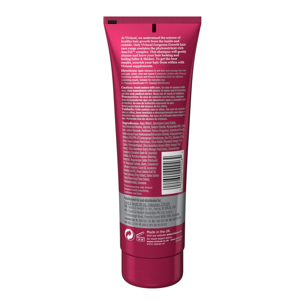 Viviscal Gorgeous Growth Densifying Shampoo 8.45 oz (2 Pack)