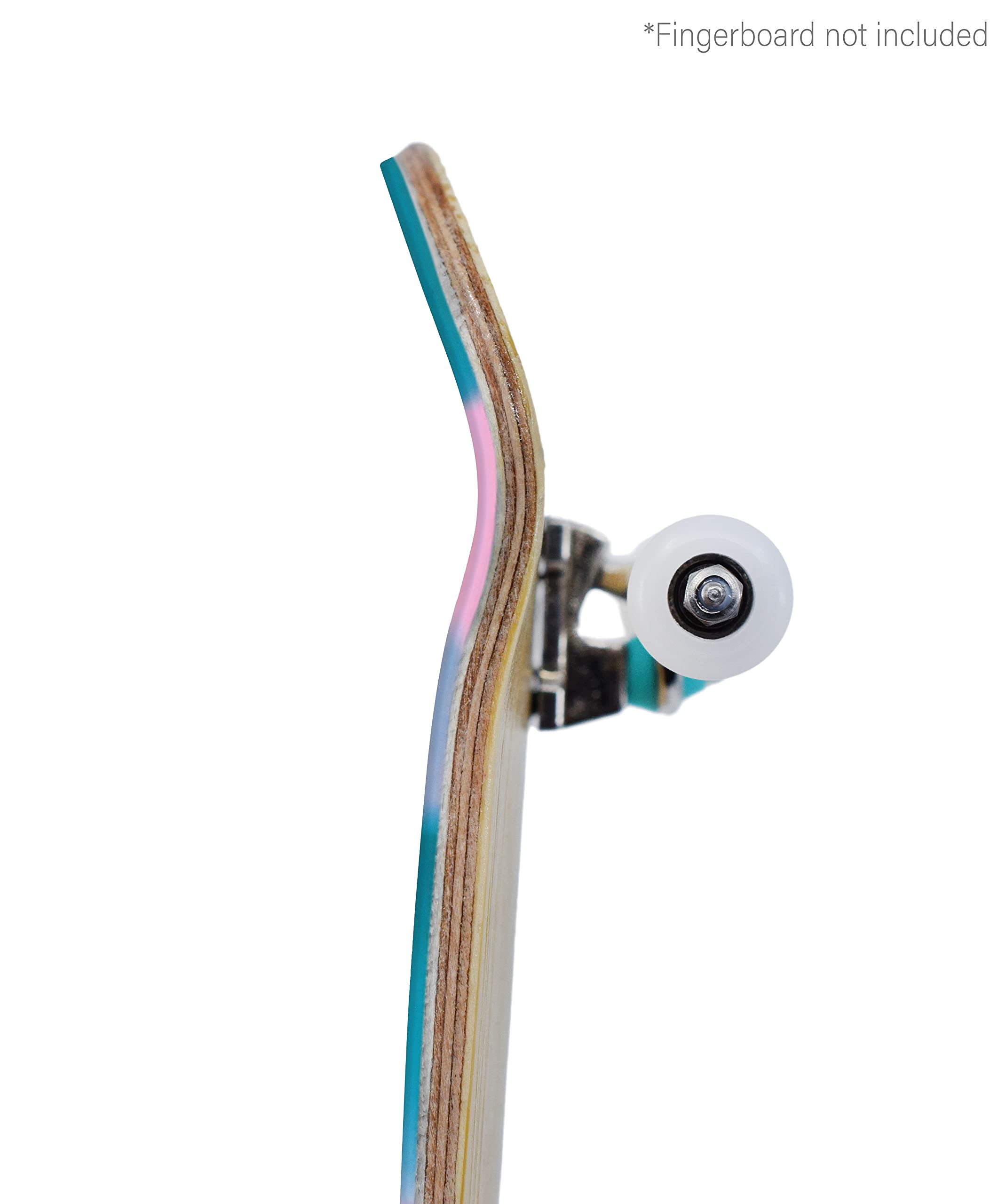 Teak Tuning Pro Duro Grip Tape, Pink & Teal Swirl - Ultra Premium, Custom Teak Silicone Polymer Blend - 41A Durometer for Ultimate Grip, Comfort, Control & Performance - 0.7mm Thick