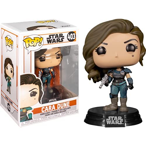 POP Star Wars: The Mandalorian - Cara Dune Funko Pop! Vinyl Figure (Bundled with Compatible Pop Box Protector Case) Multicolor 3.75 inches