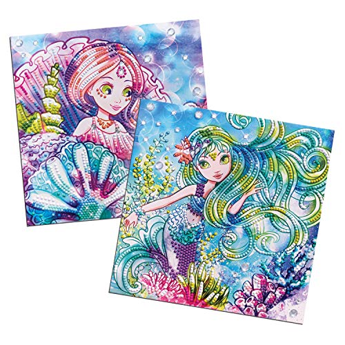 Nebulous Stars Dazzle by Number Diamond Art Painting Kit - Diamond by Number - Craft for Kids and Teens (Water)