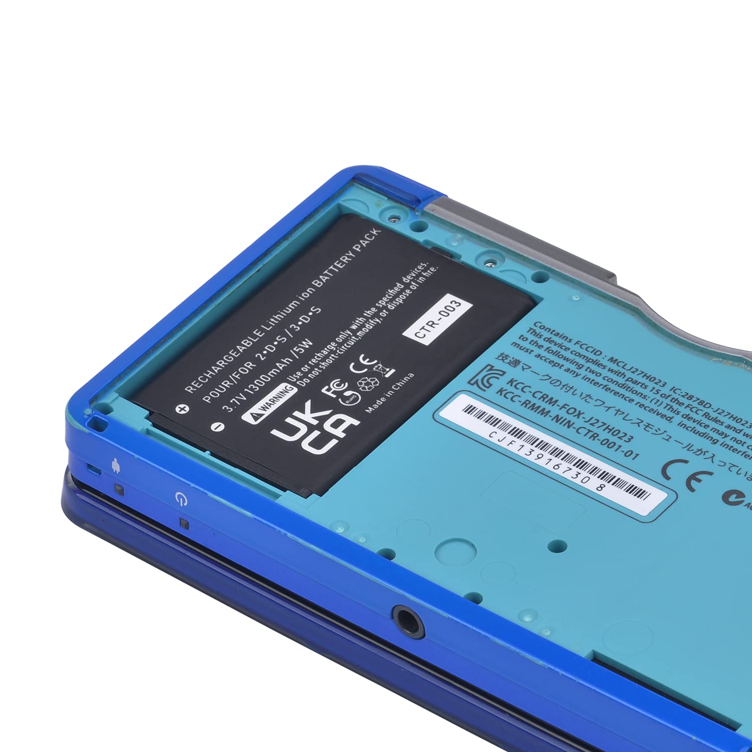 Tectra 1300mAh CTR-003 CTR003 Battery Compatible with Nintendo 3DS 2DS Gaming Console + Charging Cable(Not Compatible with New 3DS and 3DS XL)