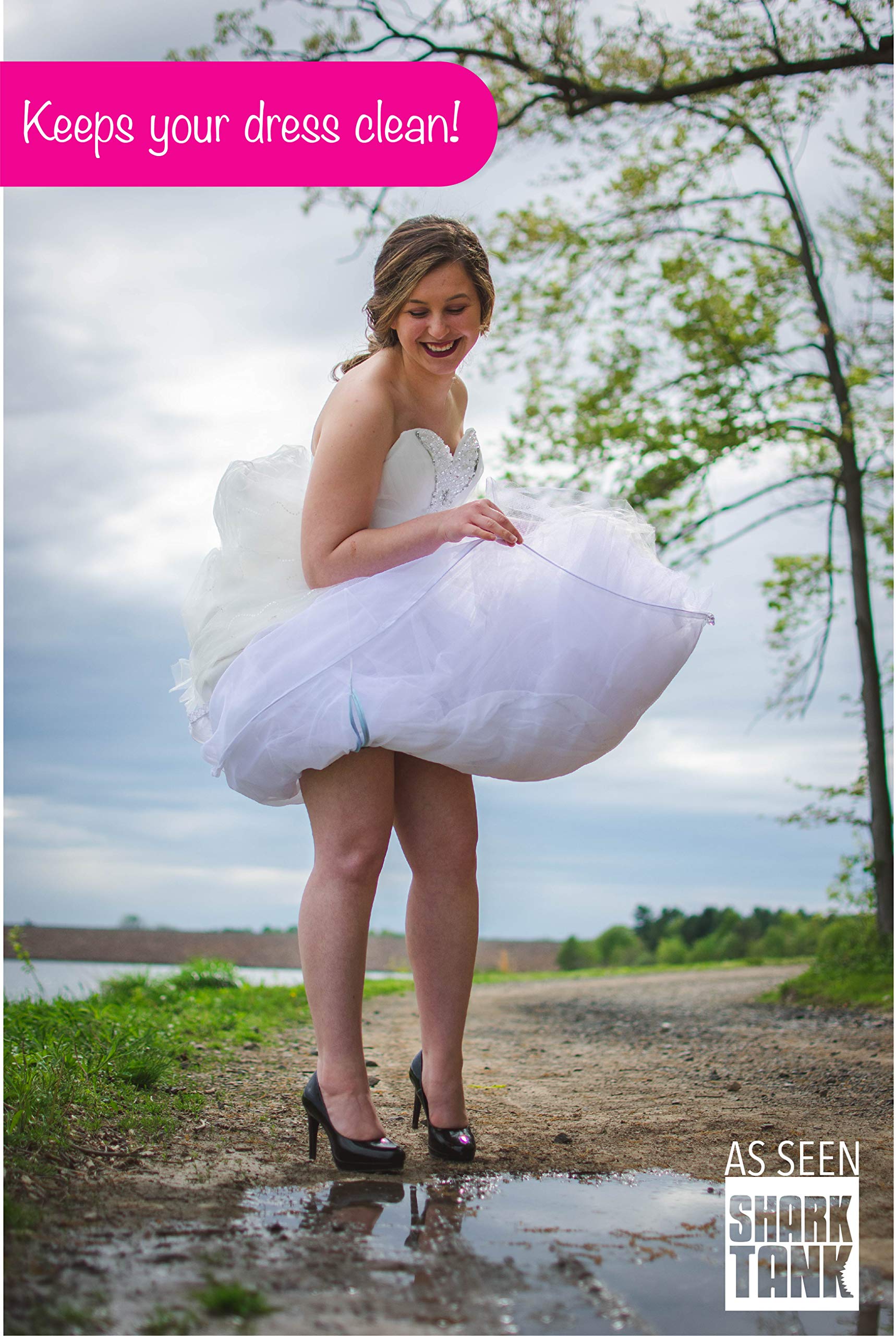 Bridal Buddy Wedding Dress Slip Drawstring Underskirt Accessory β As Seen on Shark Tank