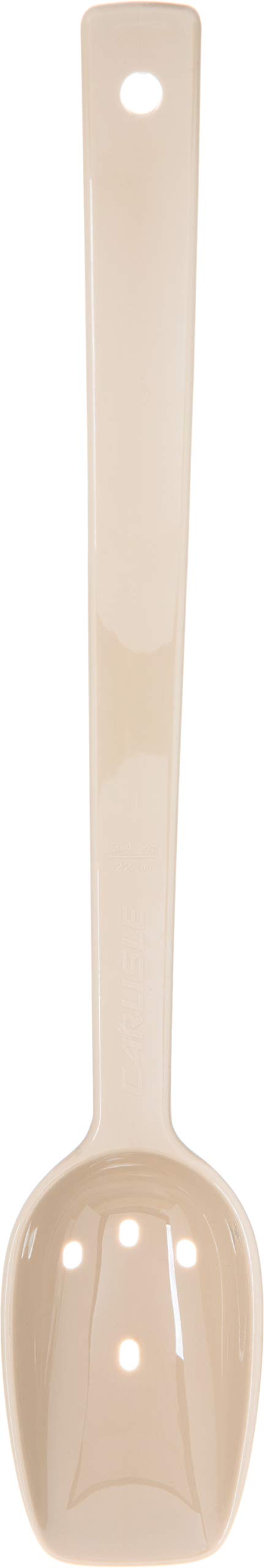 CFS 447106 Perforated Buffet / Salad Serving Spoon, 0.8 oz, Beige