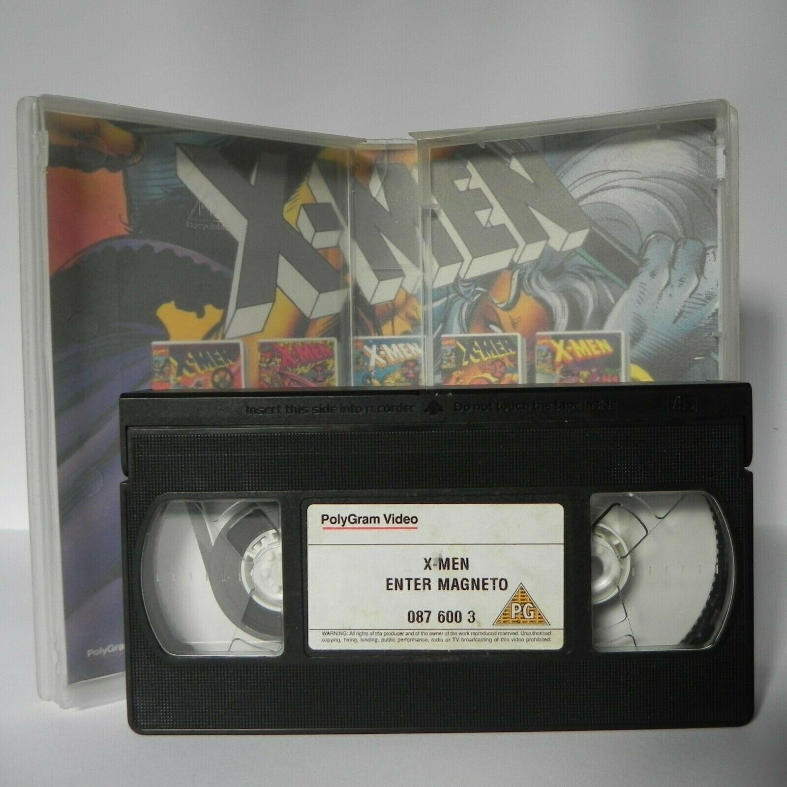 X-Men: Enter Magneto! / Deadly Reunions - Animated Action - Children's - Pal VHS