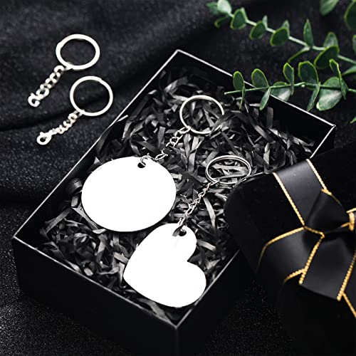 Sasylvia 100 Pcs Keychain Rings with Chain Key Chain Making Kit Include Split Key Ring with Chain, Open Jump Rings, Lobster Clasp, Keychain Ring for Crafts Jewelry Making Supplies, Silver