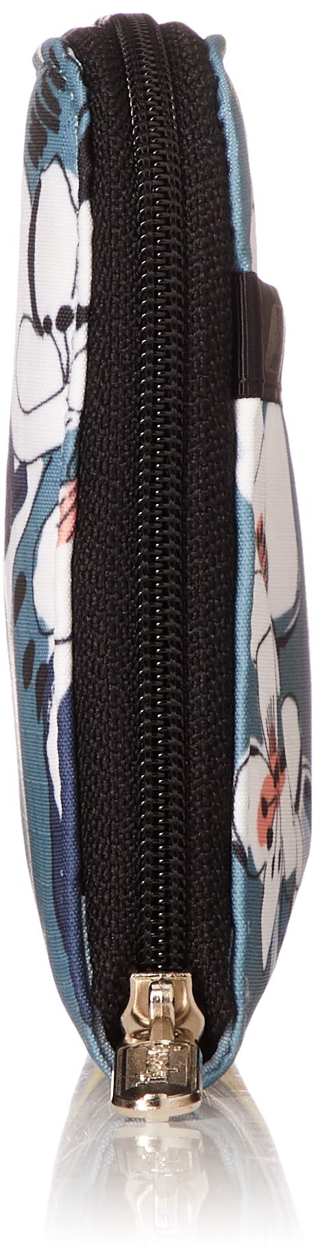 LeSportsac Limone Lily Wallet, Style 6506/Color F177, Slate Blue Floral, Bright Juicy Limones (lemons)