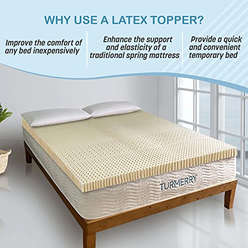 Latex Mattress Topper (Queen / 2 inch/Firm)