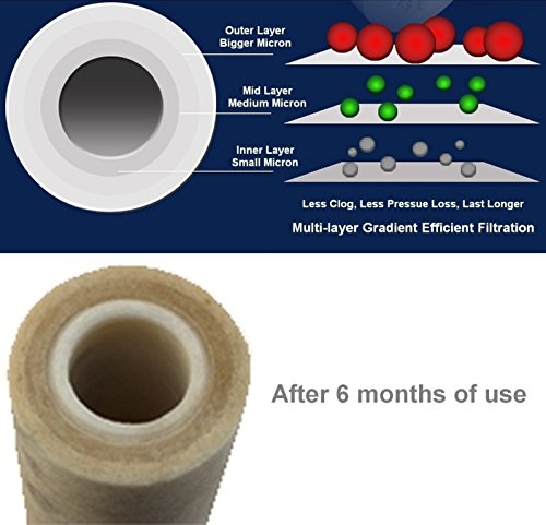 CFS COMPLETE FILTRATION SERVICES EST.2006 12 Pack of 5 Micron Sediment Filters (12) by CFS