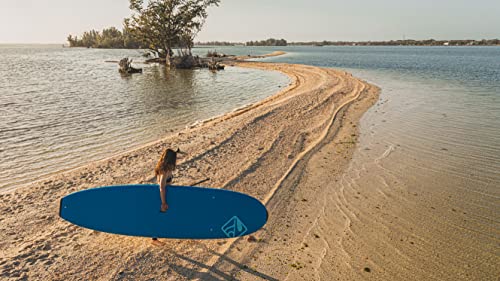 Boardworks Surge | Recreational Stand Up Paddleboard | SDK Softdeck Epoxy Hardboard with Paddle | 10' 6", Blue/White