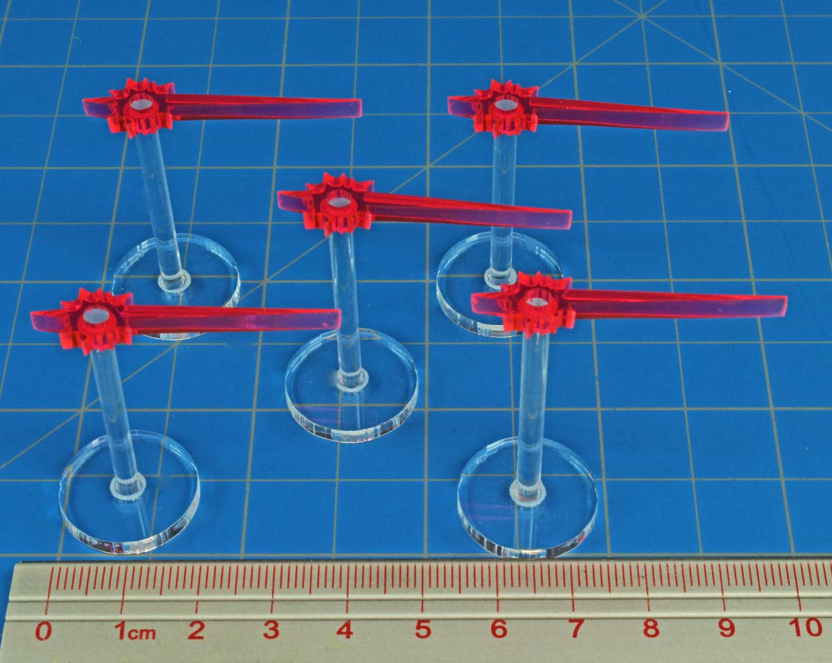 LITKO Laser Beam Stands, Fluorescent Pink (5)