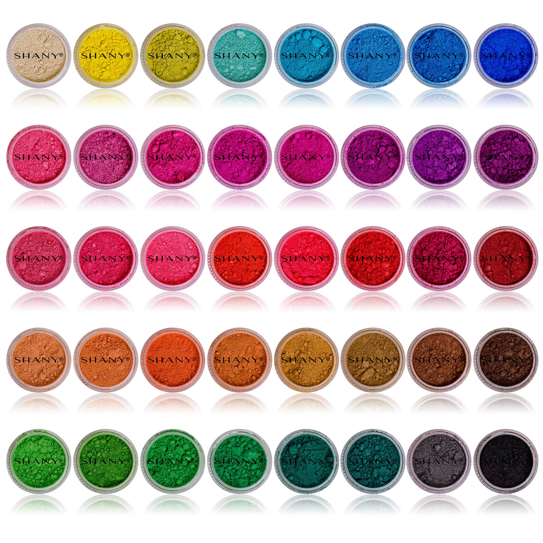 SHANY Eye Sparkle/Eye shadow Loose Powder - Set of 40 Colors(Pack of 1)
