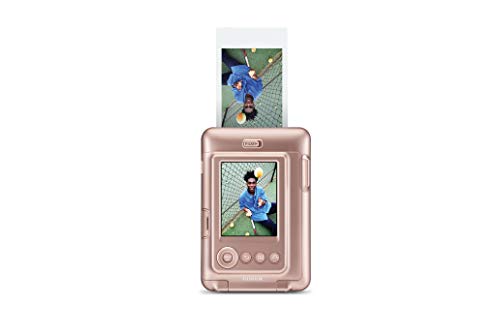 Fujifilm Instax Mini LiPlay Hybrid Instant Camera (Blush Gold) + Fujifilm Instax Instant Film (20 Shots) + Compact Camera Case β Instant Camera Bundle
