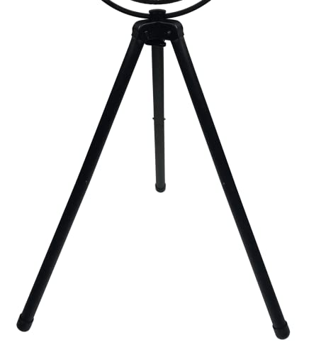 HUNTER 90646 Metal Tripod Fan, Adjustable Tilt, 3 Speeds, 12", Matte Black Finish