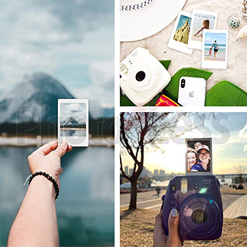 Fujifilm Instax Mini 11 Instant Camera - Fujifilm Instax Mini Twin Pack Instant Film (60 Sheets) - Instant Camera Bundle (White)