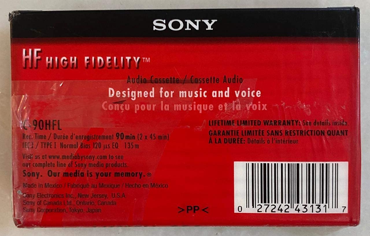 Sony C90HFR 90 Minute HF Audio Tape